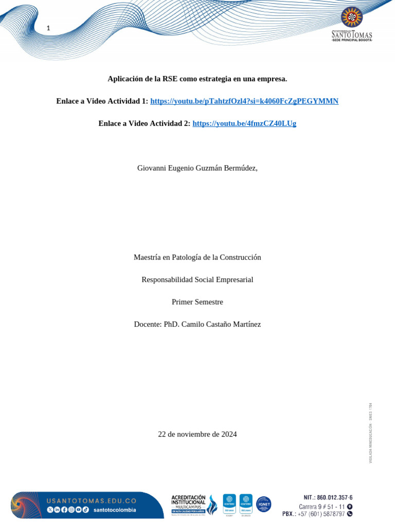 Exp. Act. 2 Resp. Social Giovanni Guzman | PDF