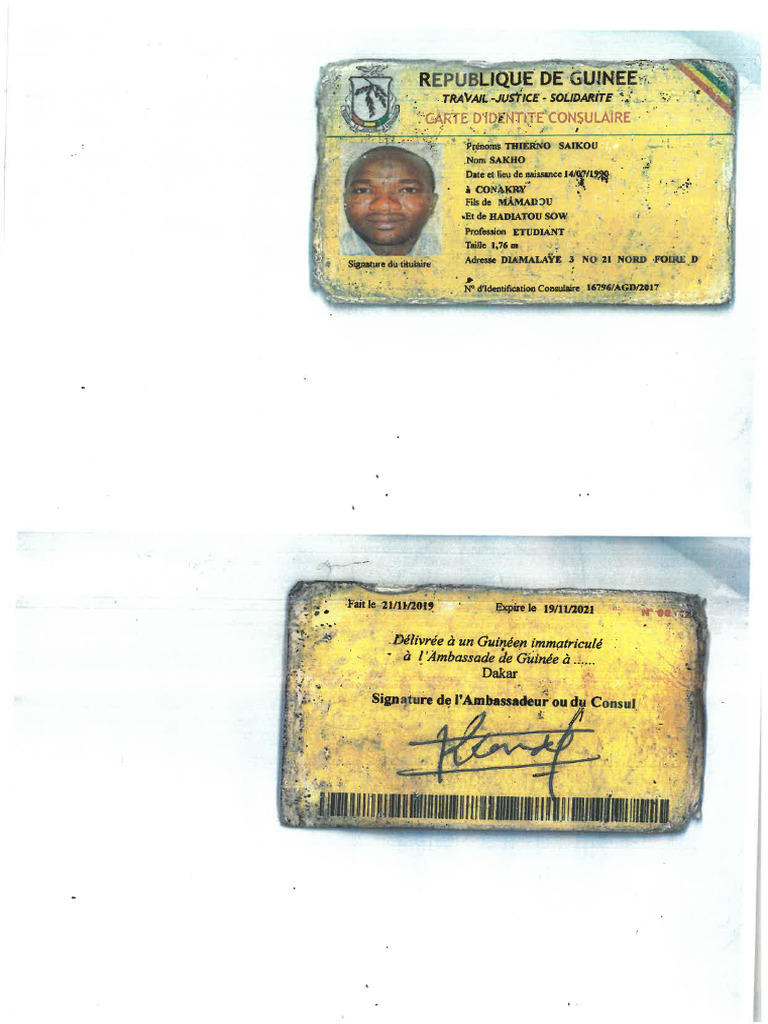 Carte Consulaire | PDF