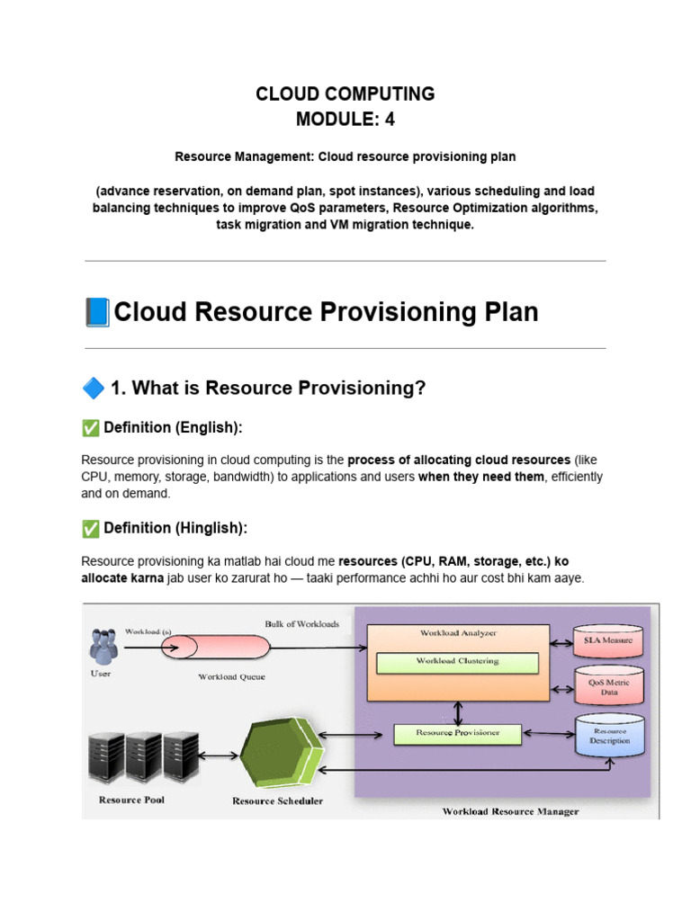 Cloud Computing Module-4 | PDF | Load Balancing (Computing) | Mathematical Optimization