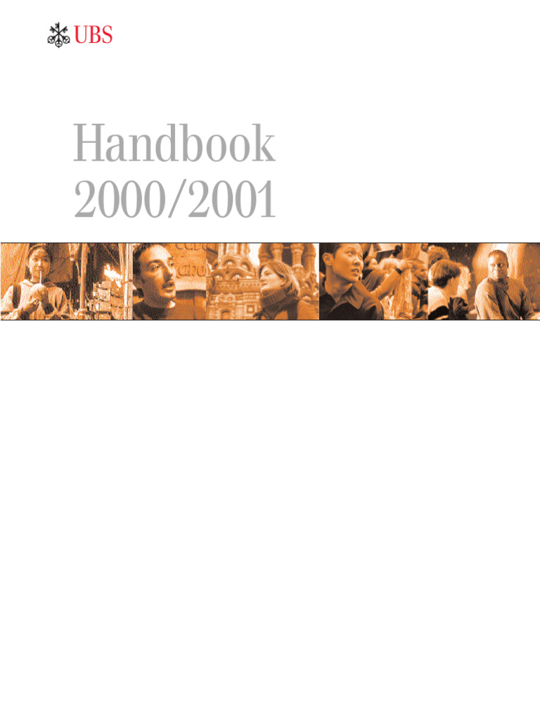 32868_handbook00_e | PDF | Ubs | Corporations