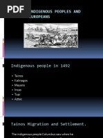 The Origin Migration and Settlement of The Tainos and Kalinagos | PDF