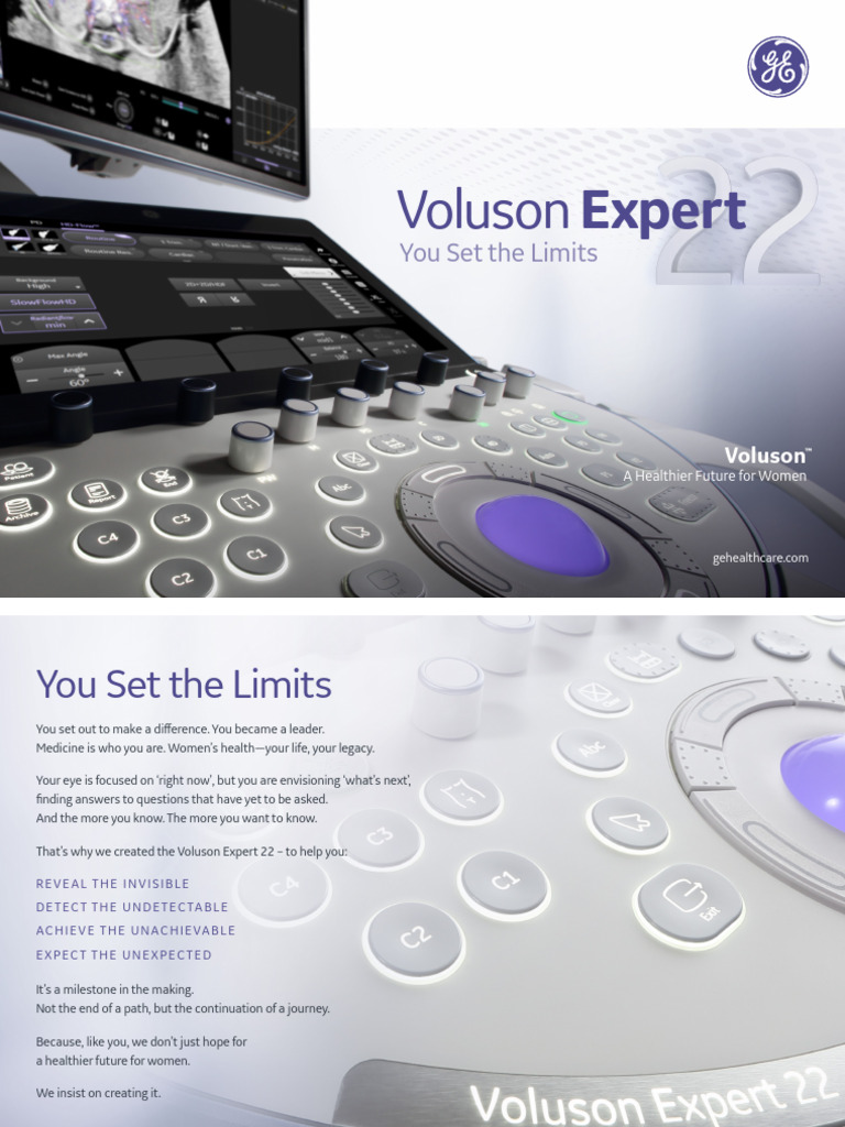 Voluson Expert 22 Brochure | PDF | Medical Ultrasound | Medical Specialties