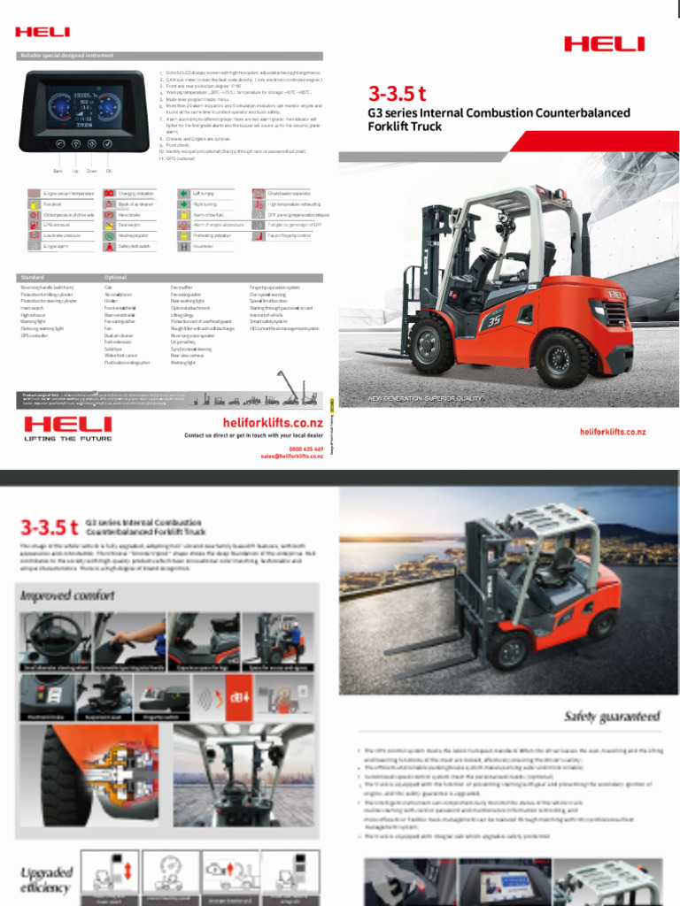 Diesel-Petrol-Lpg Forklift CPCD 30-Cpcd 35-Cpqyd 30-Cpqyd 35 g3 | PDF | Truck | Length