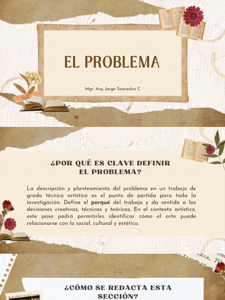 Tema 8. El Problema | PDF