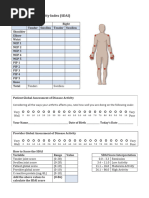 ASDAS Calculator | PDF | Back Pain | Musculoskeletal Disorders