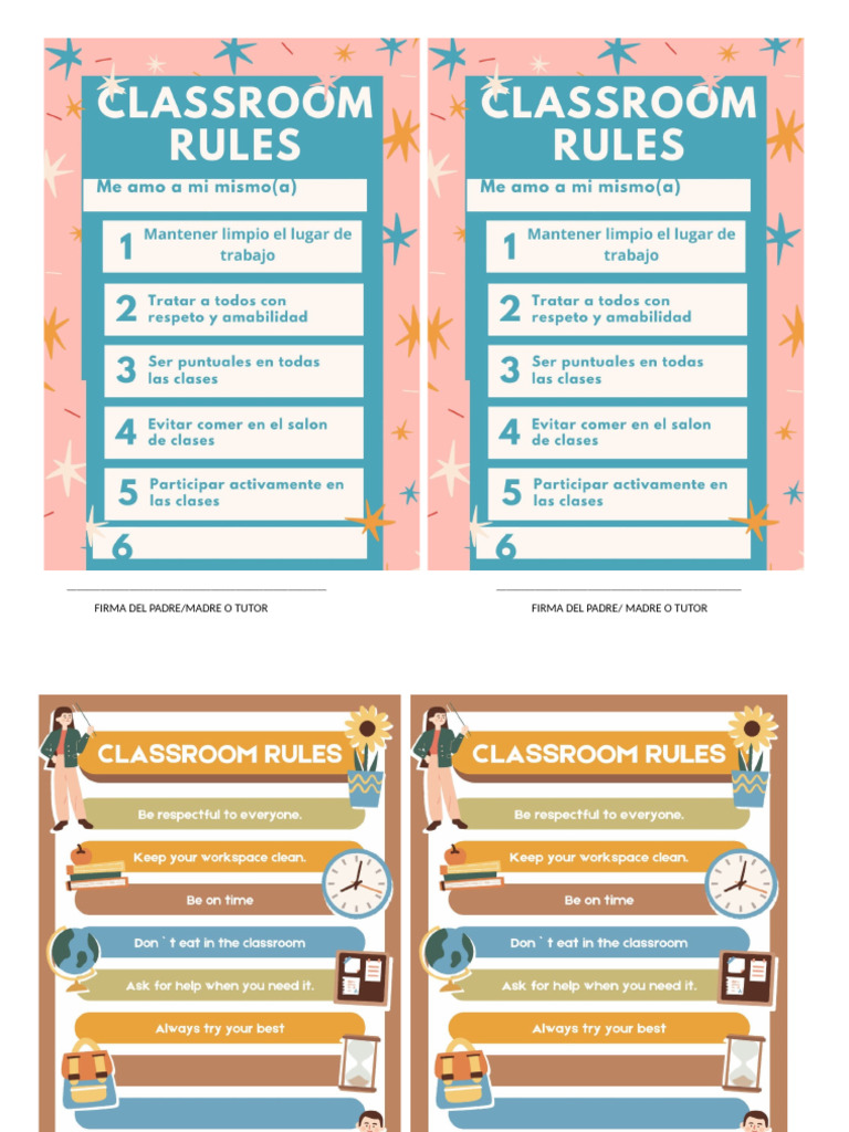 CLASSROOM RULES | PDF