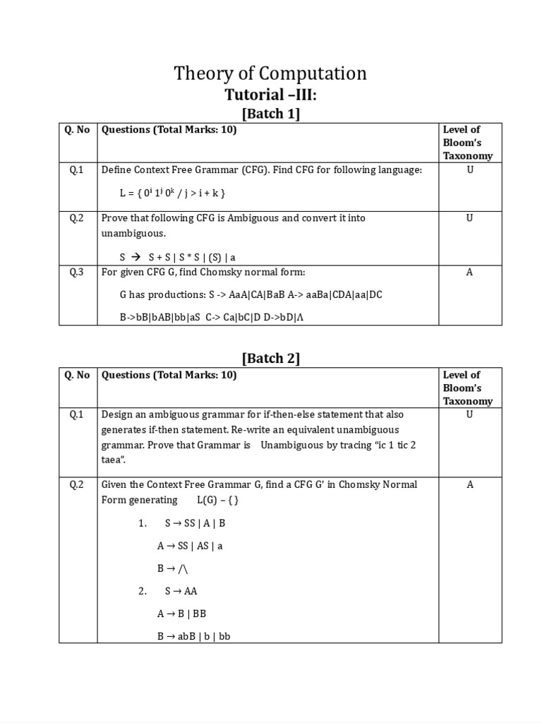 Tutorial 3 | PDF