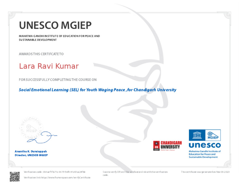 GP Certificate Sem 5 | PDF