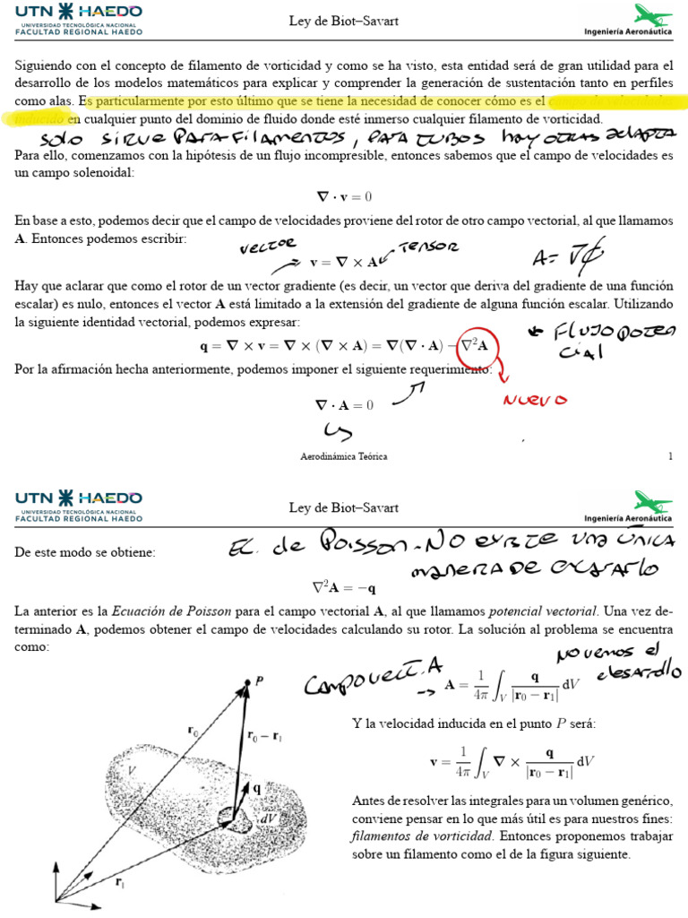 7-Ley Biot Savart 250430 204832 | PDF | Integral | Degradado