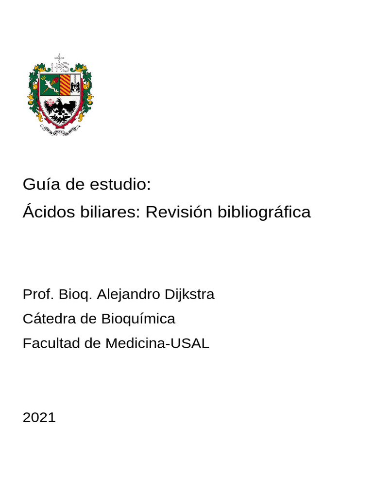 Ácidos Biliares 2021 (Modificada) | PDF | Bilis | Colesterol