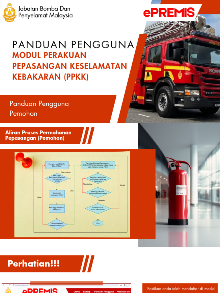 Panduan ePremis Pendaftaran PPKK | PDF
