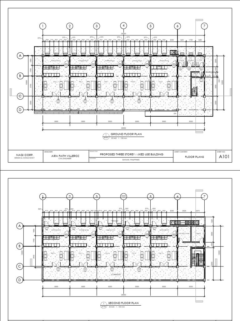Proposed 3-Storey Mixed-Use Building | PDF | Buildings And Structures ...