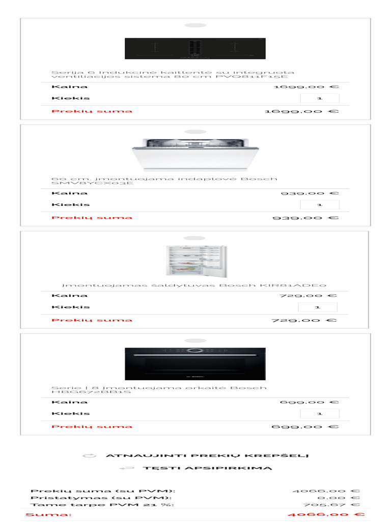 Daneka - LT - Virtuvės Ir Vonios Kambario Buitinė Technika. Prekių ...