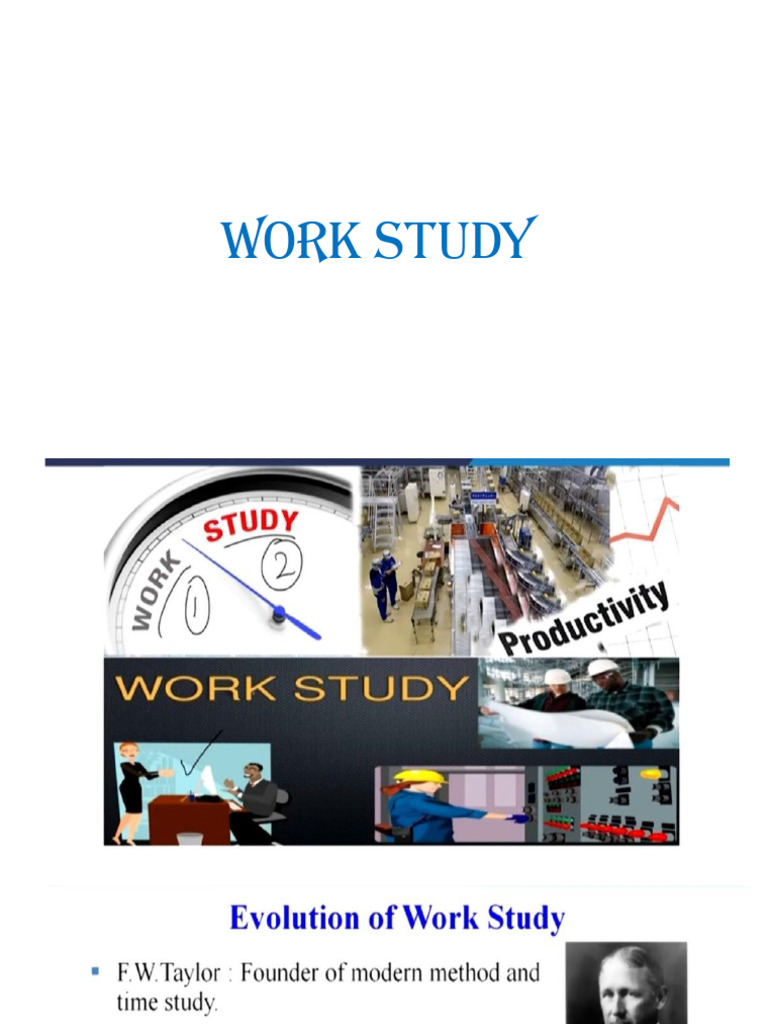 Work Study and Time Study Allowances | PDF