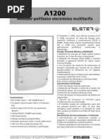 Medidores A3r Elster Guia de Estudio | PDF | Transformador | Corriente ...