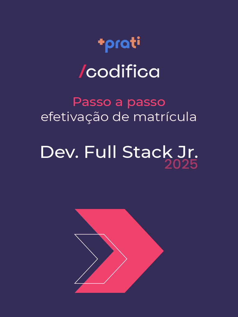 Passo A Passo - T1 - Trilha - Dev. Full Stack Jr. 2025 | PDF