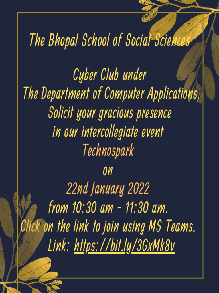 Technospark Invitation Common | PDF