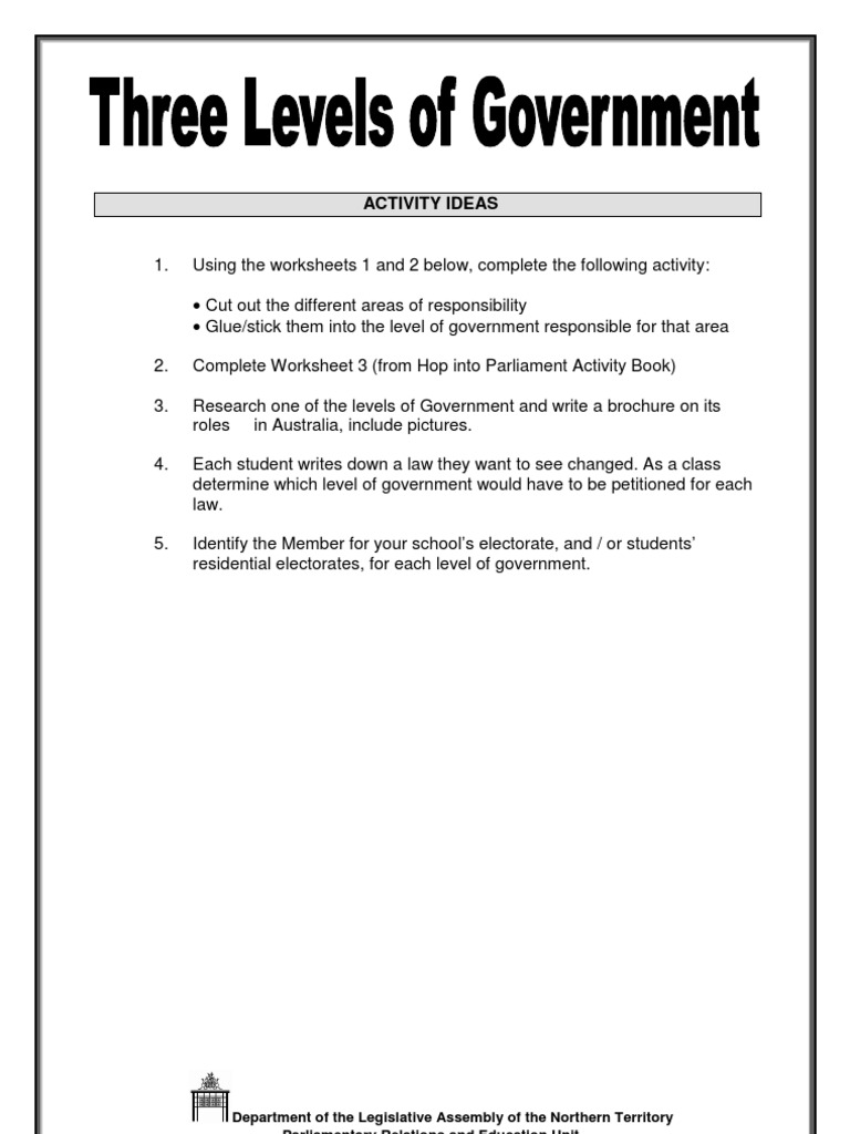3 Levels of Government | PDF | Australia | Government
