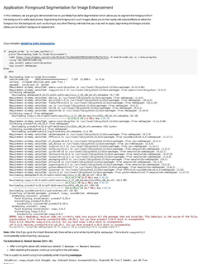 18 01 Foreground Segmentation For Image Enhancement - Ipynb - Colab | PDF | Graphics | Computer ...