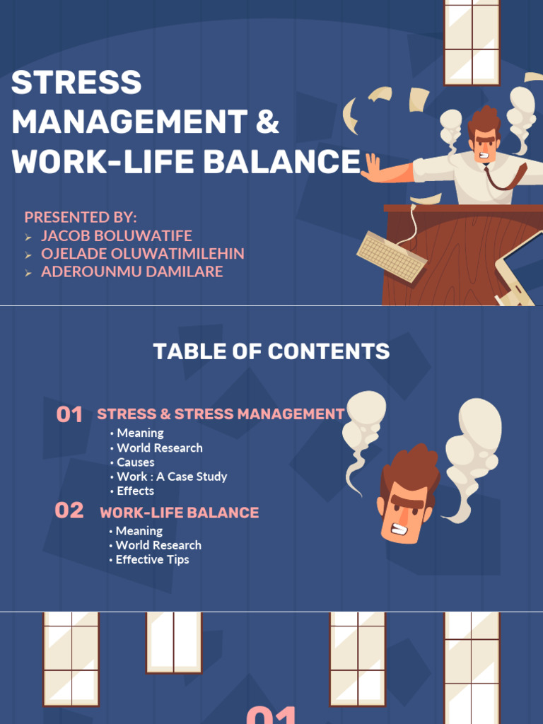 Stress Management and Work Life Balance25666355767333b1177f21 | PDF ...