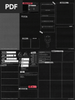 Cain Character Sheet | PDF | Role Playing Games | Gaming