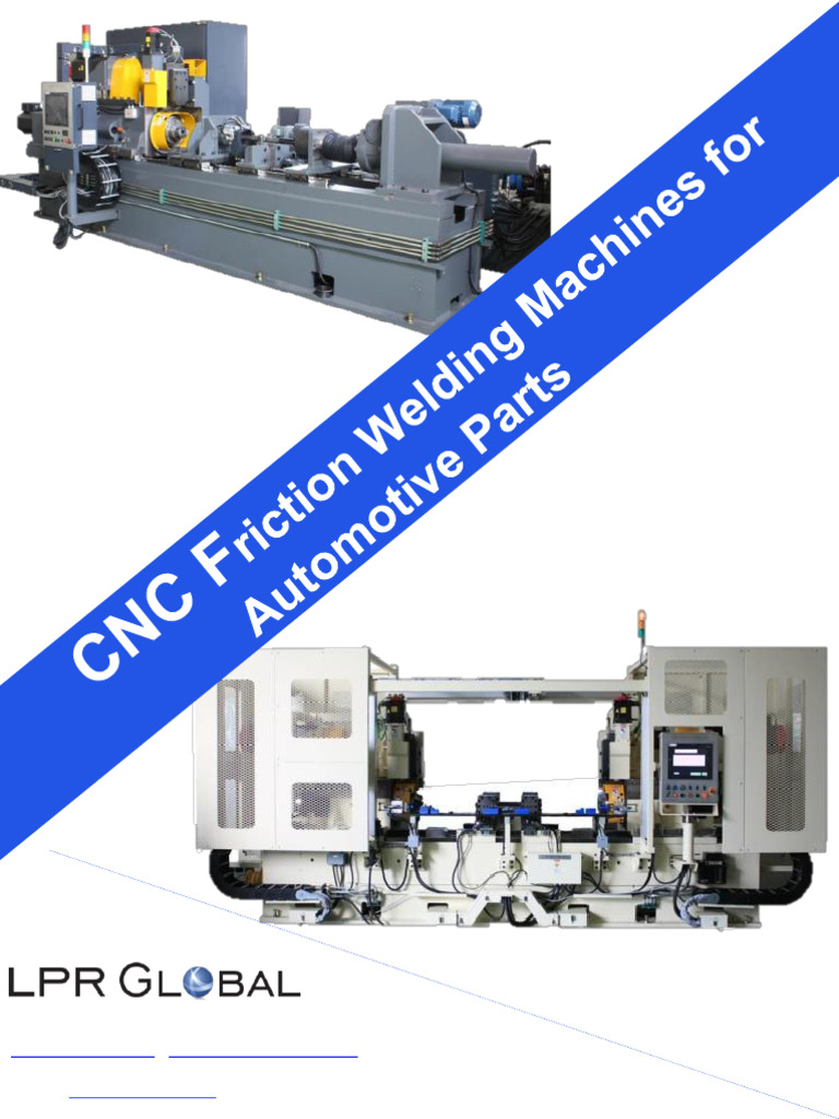 CNC-Friction Welding Machines | PDF | Numerical Control | Welding