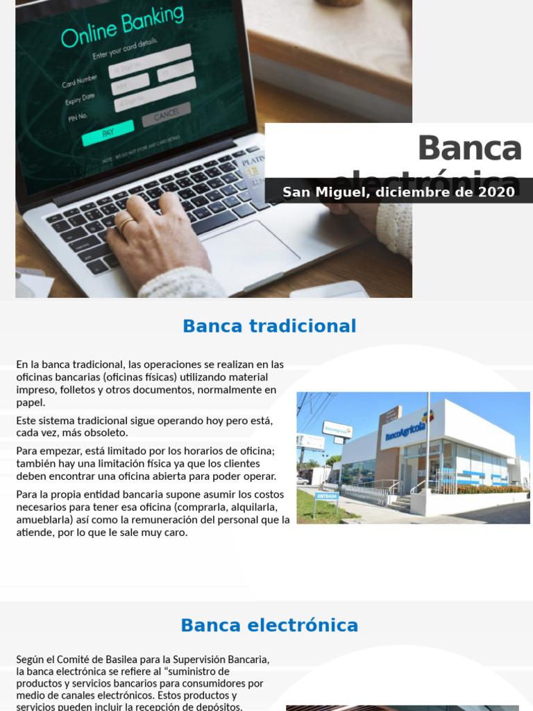 Banca Electronica | PDF | Bancos | Internet