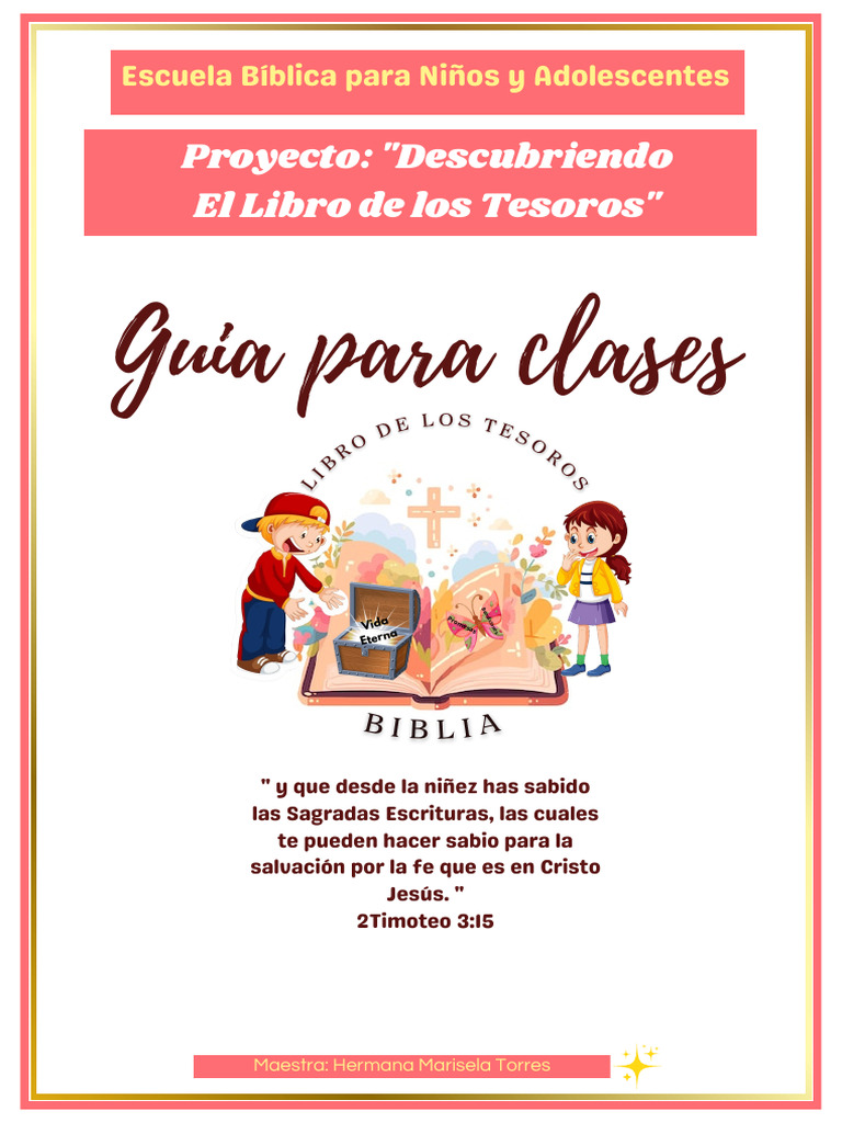 Proyecto Escolar: Descubriendo Tesoros Bíblicos | PDF | Biblia | Cristo ...