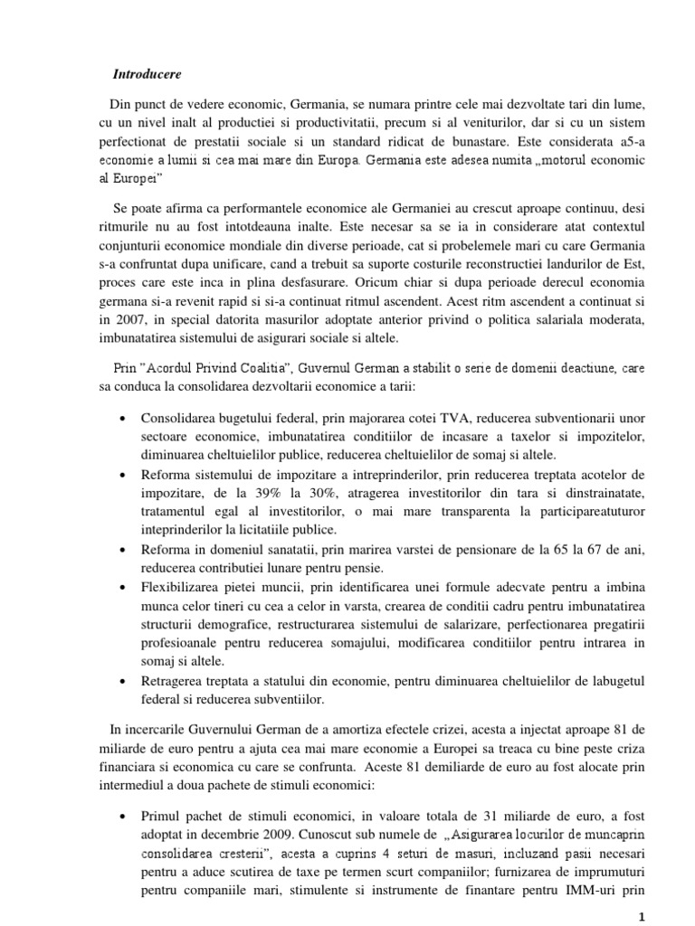 Piata Monetara A Germaniei | PDF