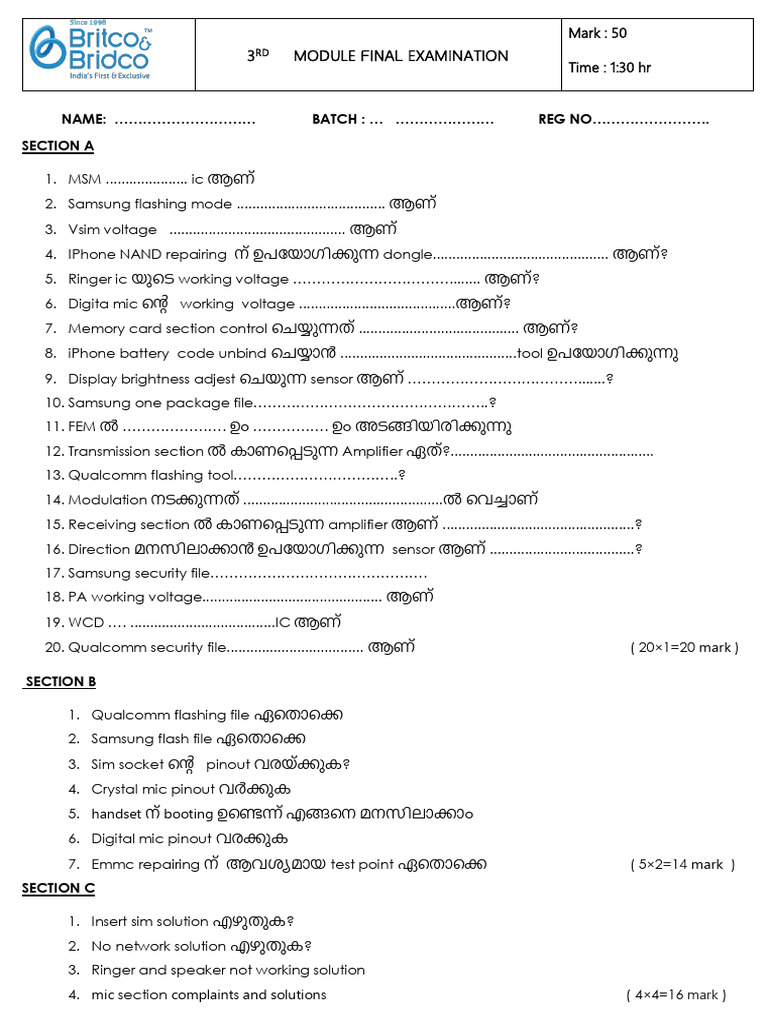 3rd Module Final A | PDF