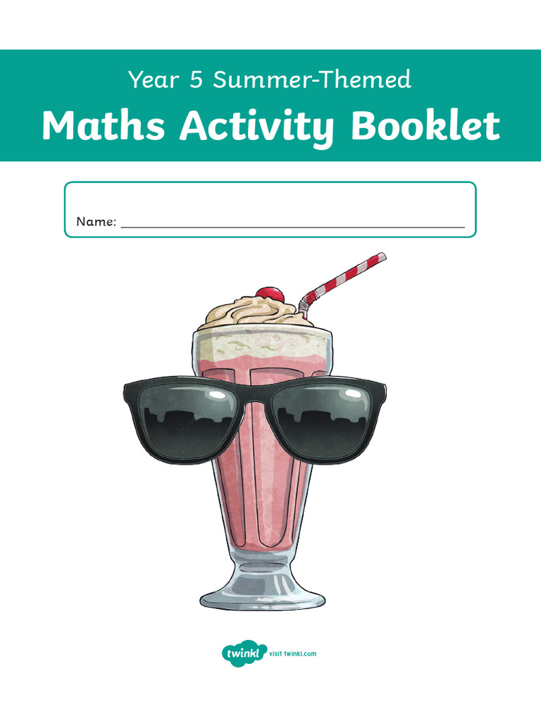 Year 5 Summer Themed Maths Booklet - Questions | PDF | Symmetry ...