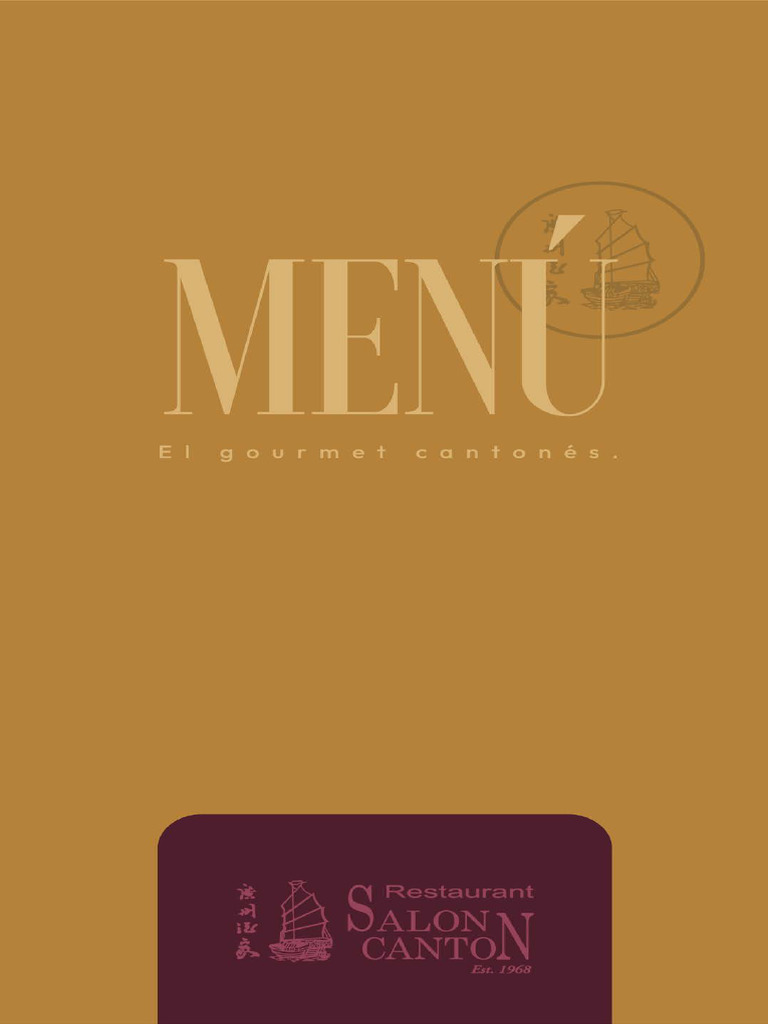 Menú - Salón Cantón Mcbo | PDF