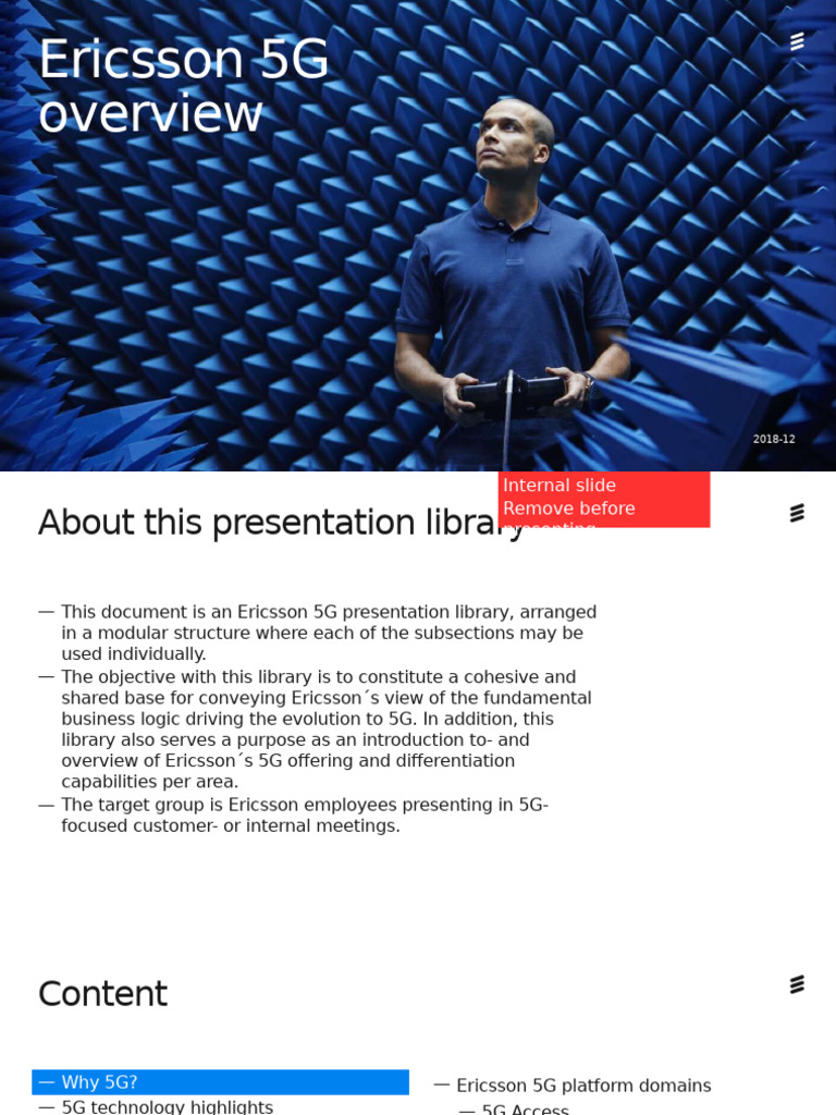 Ericsson 5G Overview | PDF | 4 G | Cellular Network