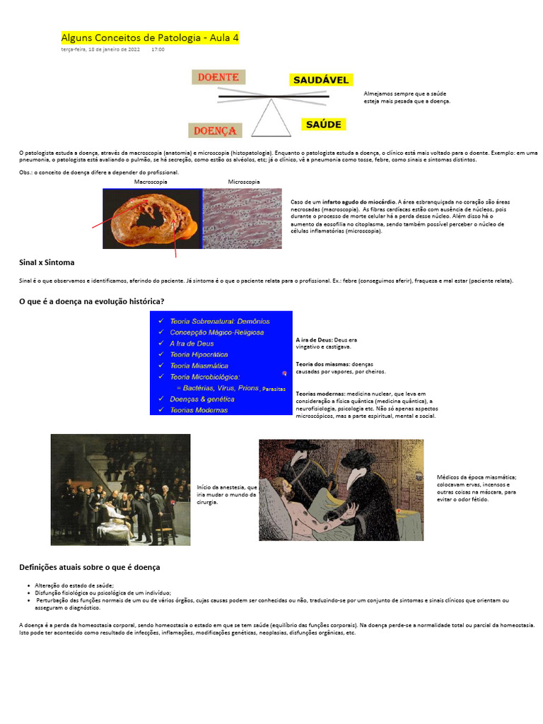 Aula 4 | PDF | Câncer | Patologia