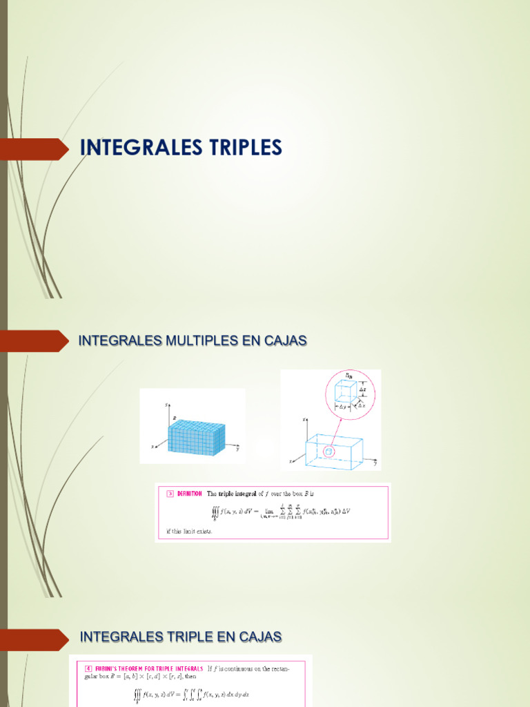Integrales Triples | PDF