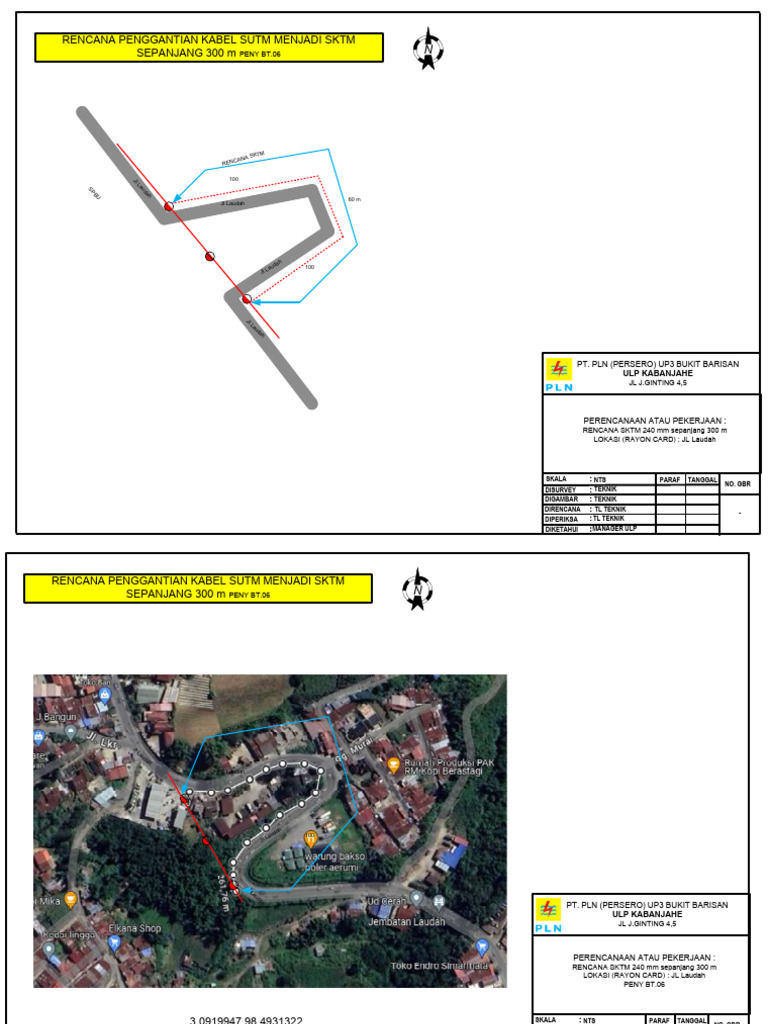 Rencana Penggantian Kabel Sutm Menjadi SKTM Sepanjang 300 M Peny Bt.06 ...