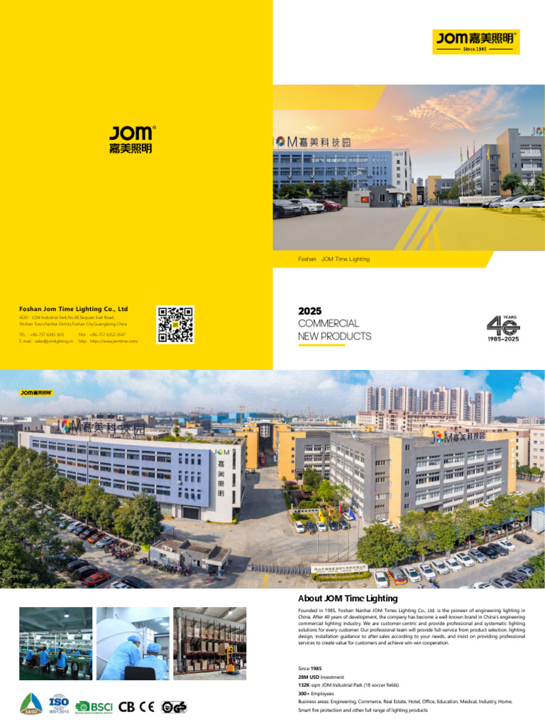 2025 JOM Lighting Middle East Catalog | PDF | Electromagnetic Radiation ...