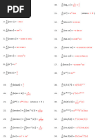 Differentiation and Integration Formulas | PDF | Trigonometric ...