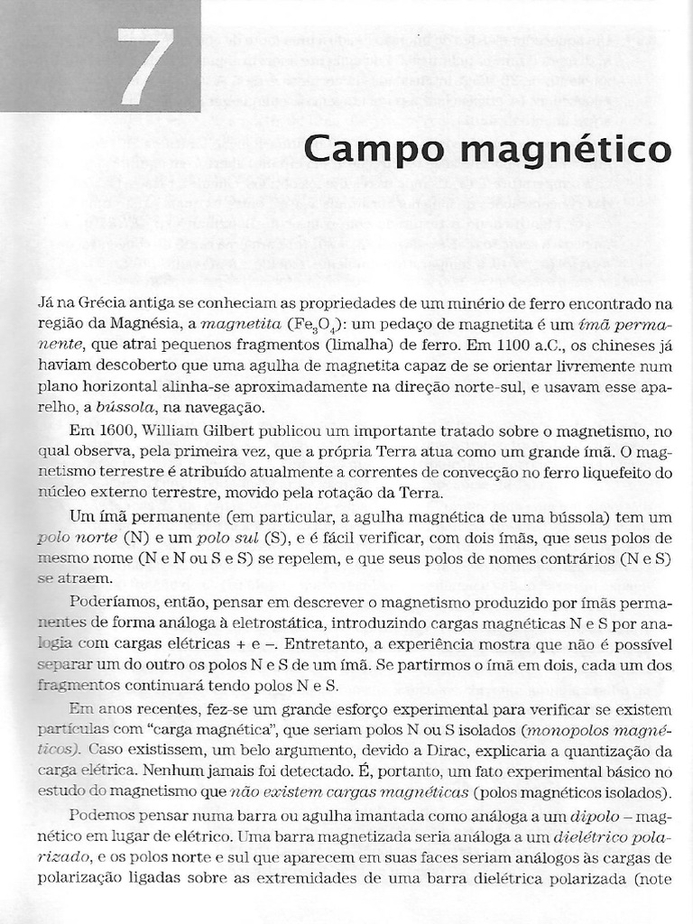 Cap7 - Campo Magnético | PDF