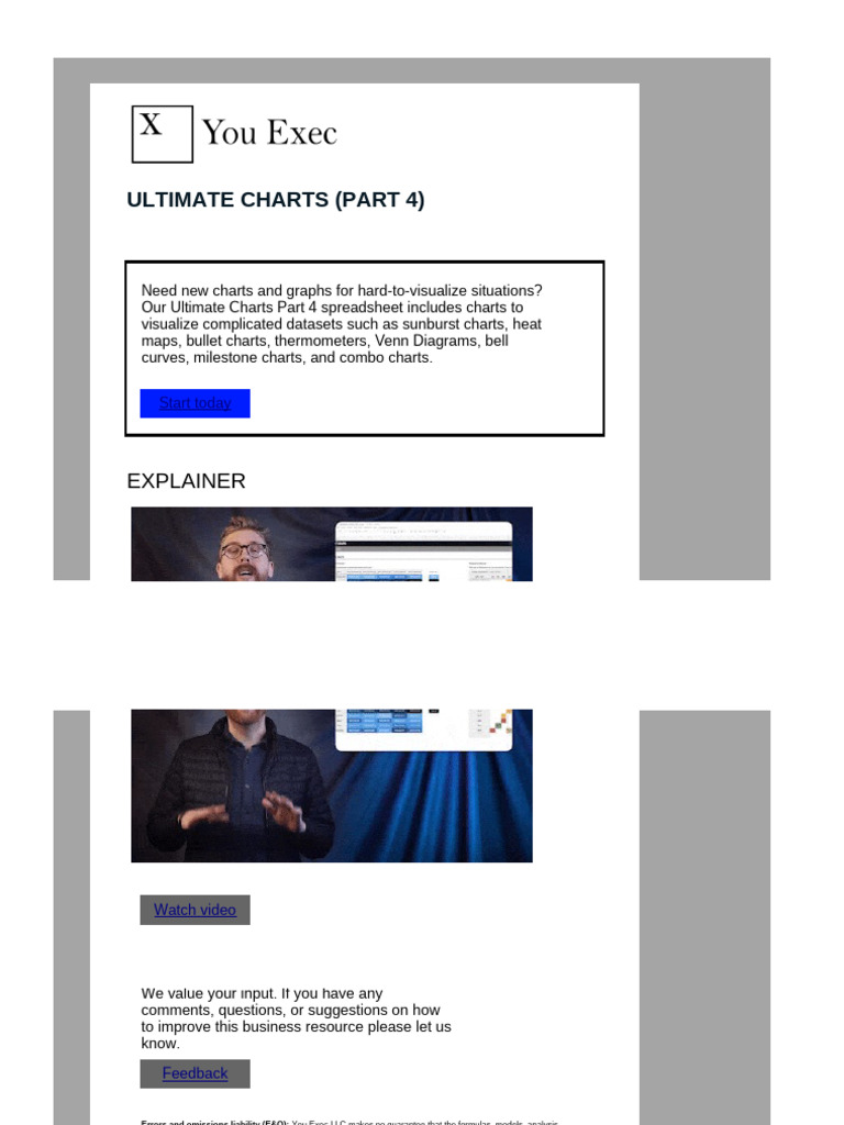 You Exec - Ultimate Charts Part 4 Free | PDF | Pie Chart