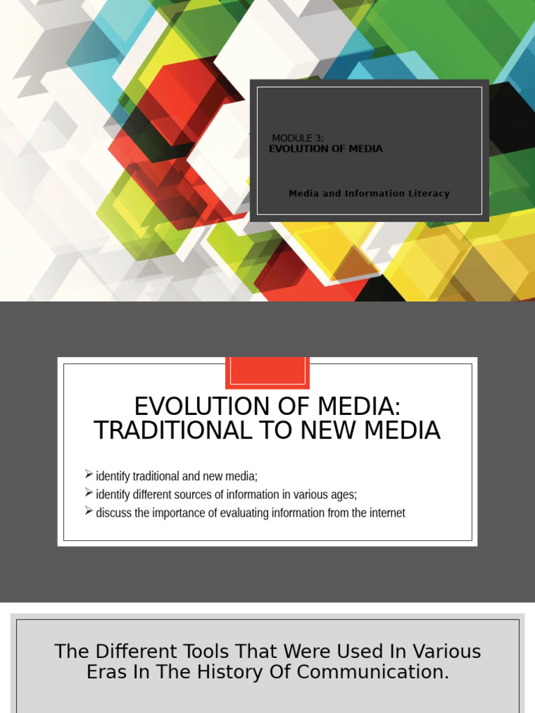 Evolution of Media: From Traditional to Digital | PDF | Libraries ...