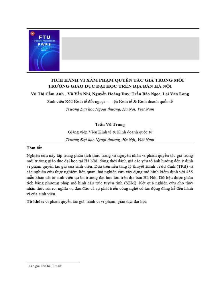 FWPS Vol 1 No 2 Paper 1 | PDF