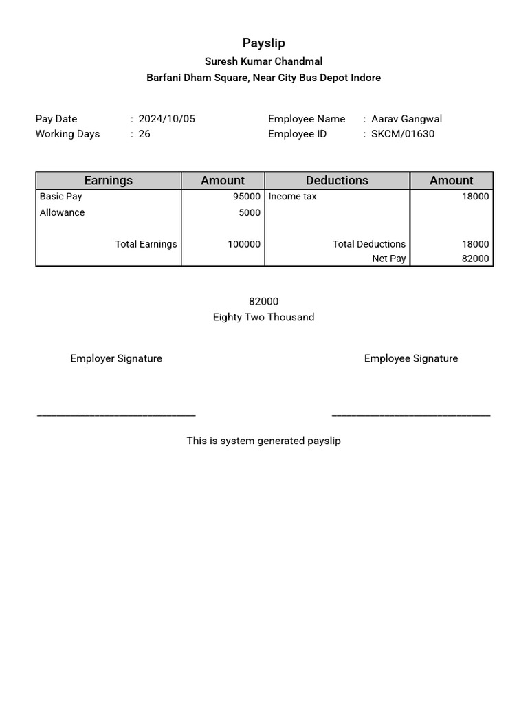 Payslip | PDF