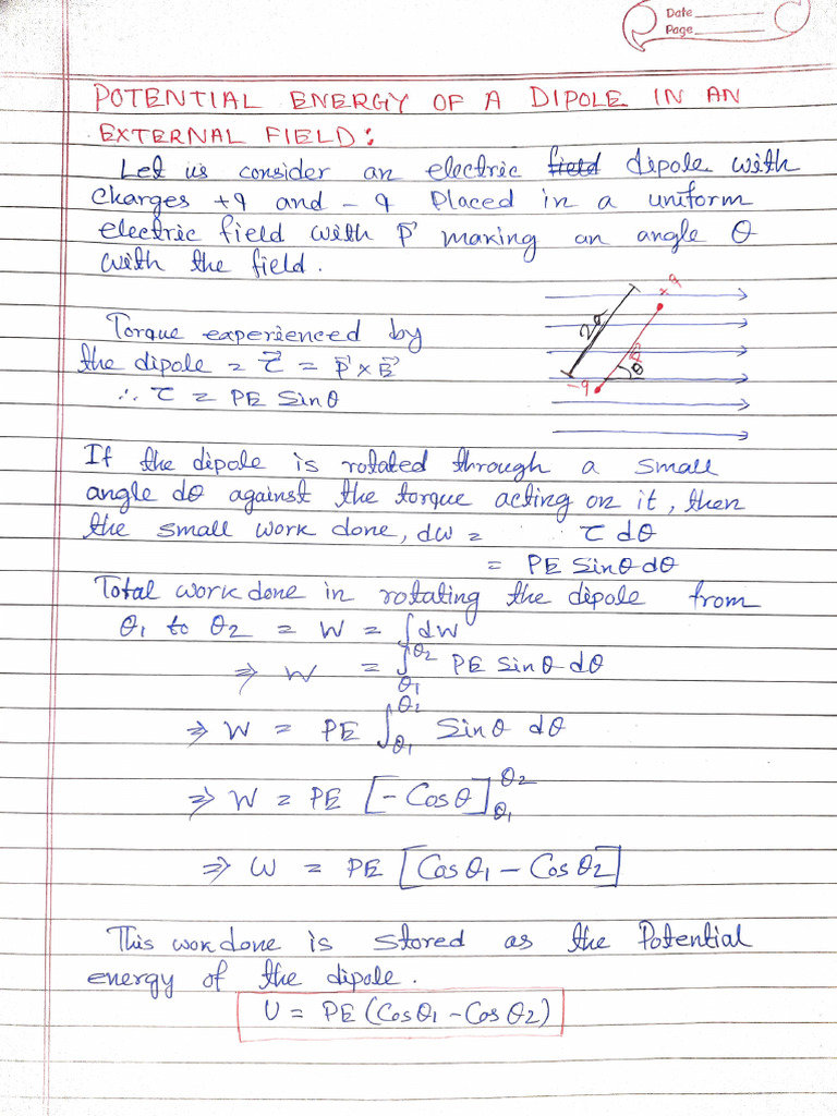 E Potential Energy and Capacitors | PDF