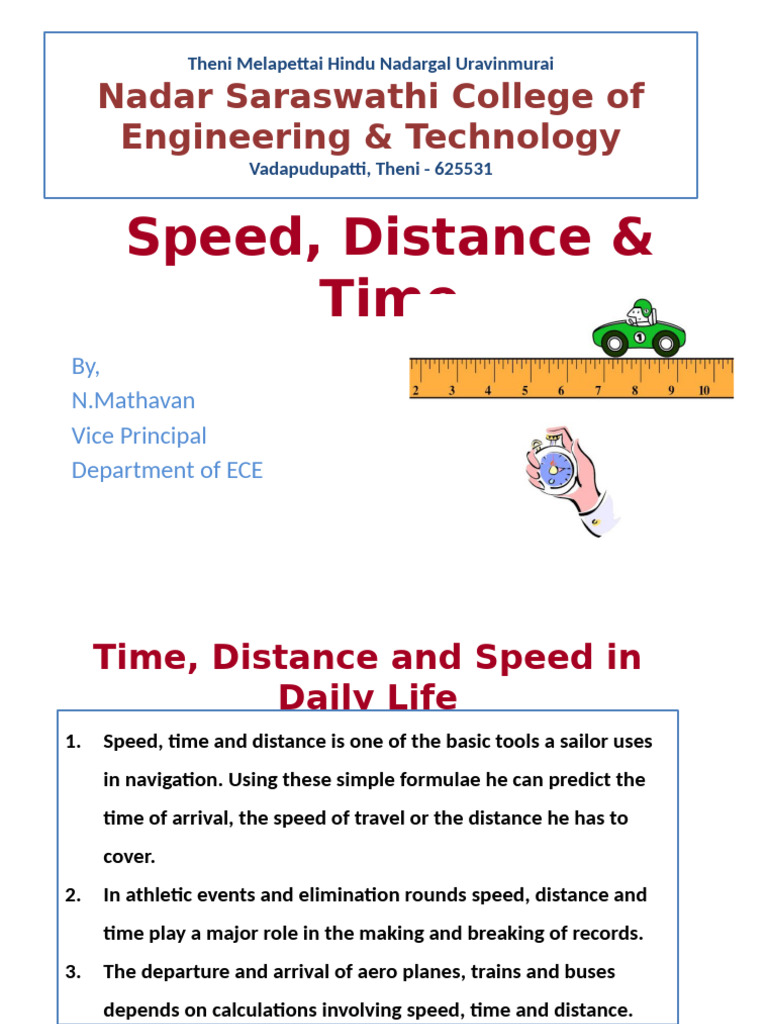 Presentation Final | PDF | Speed | Physical Quantities