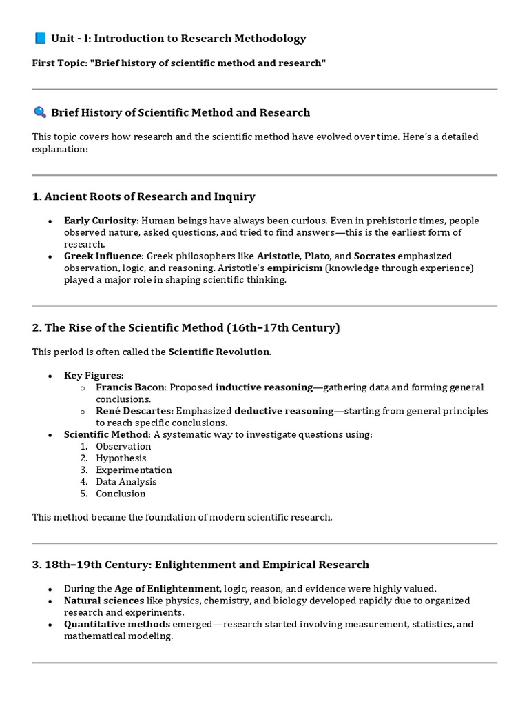 ? RM - Unit -[1,3,4,5,6] 2 | PDF | Systematic Review | Scientific Method