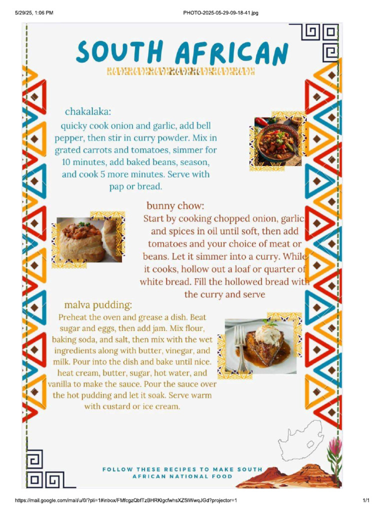 South Africa Food | PDF