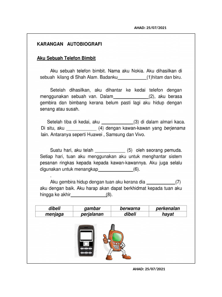Karangan Autobiografi | PDF