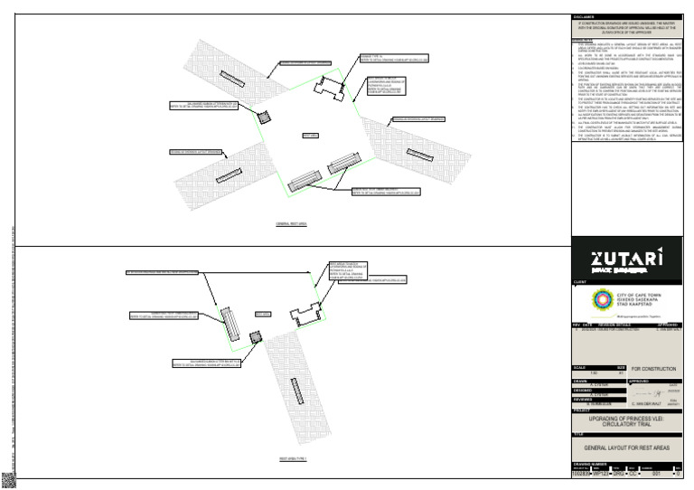 WP123 DRG CC 001 General Layout Rest Areas - Rev0 | PDF