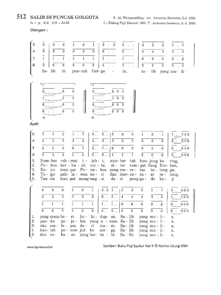PS 512 Salib Di Puncak Golgota | PDF
